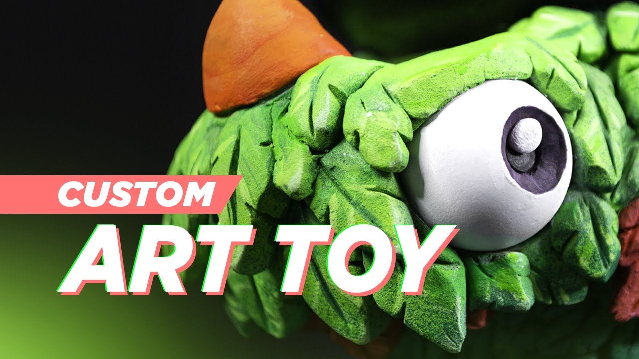 Art Toy custom process | Sculpting in Epoxy clay | Art Toy Design - YouTube