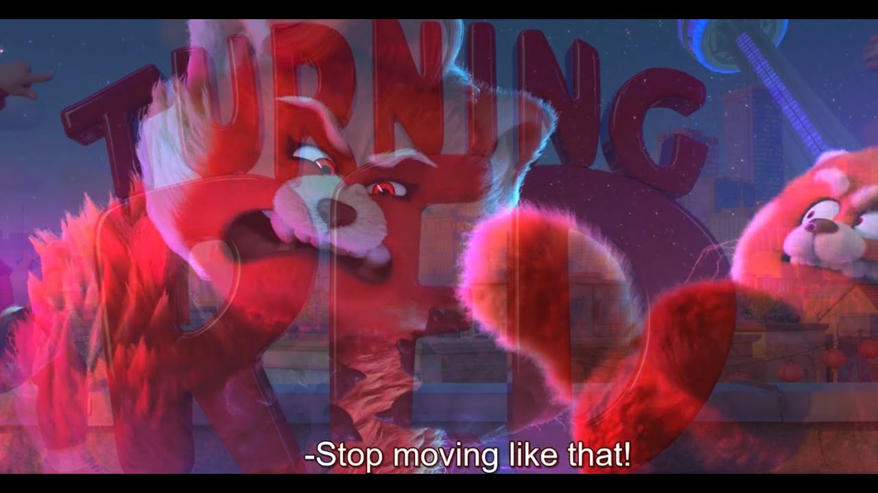 Thirteen-year-old Transforms Giant Red Panda(Turning_Red-Movie Recap ...