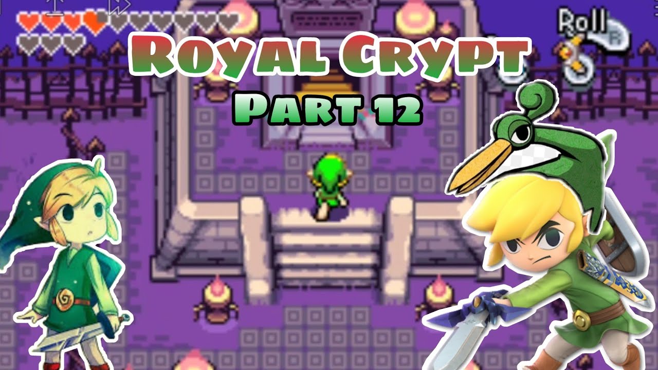 The legend of Zelda The Minish Cap - The Royal Crypt - Part 12 - YouTube