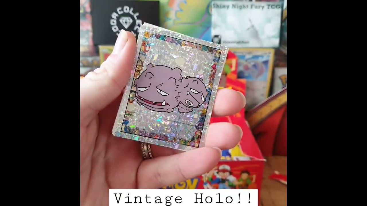 Vintage Pokemon Stickers Booster Pack Opening!! Wotc ?? - YouTube