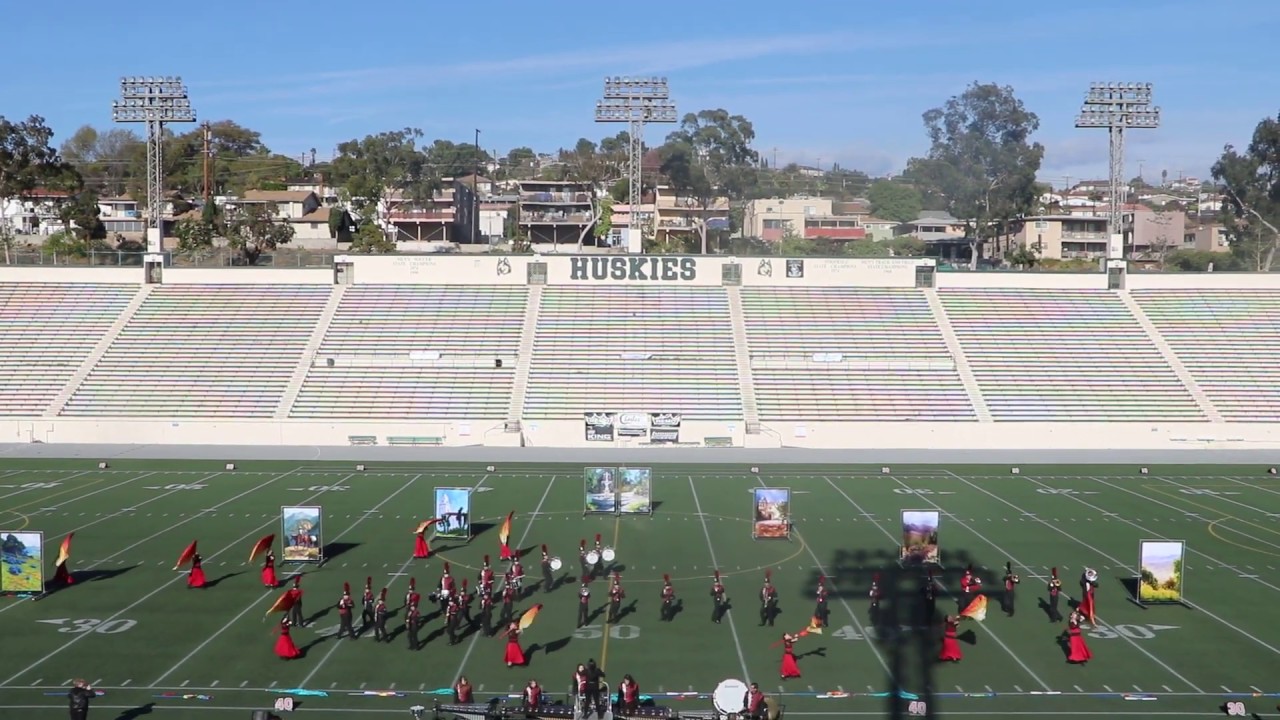 Verdugo Hills High School Marching Dons and Colorguard 2018 - YouTube