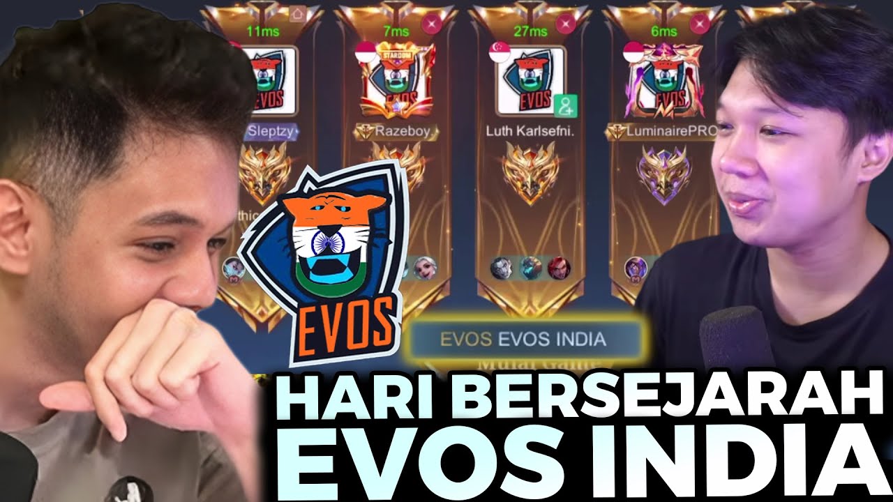 Hari Bersejarah Dalam Hidup GW!! Peresmian EVOS India dan Ini Rosternya ...