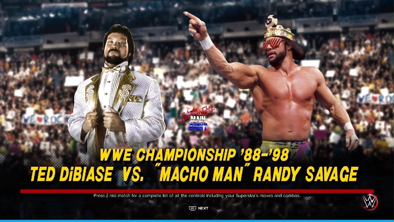 Ted DiBiase vs Randy Savage Title Match - YouTube