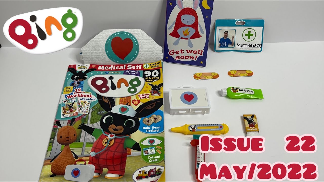 Bing magazine review, issue 22, May/2022 with Medical set 👨‍⚕️ 🌡 🩹 ...