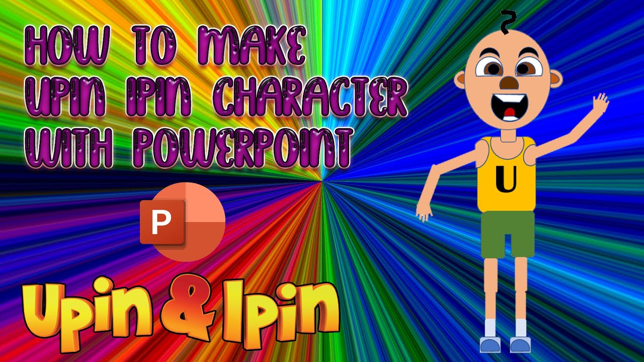 How to make Upin Ipin Character With PowerPoint - YouTube