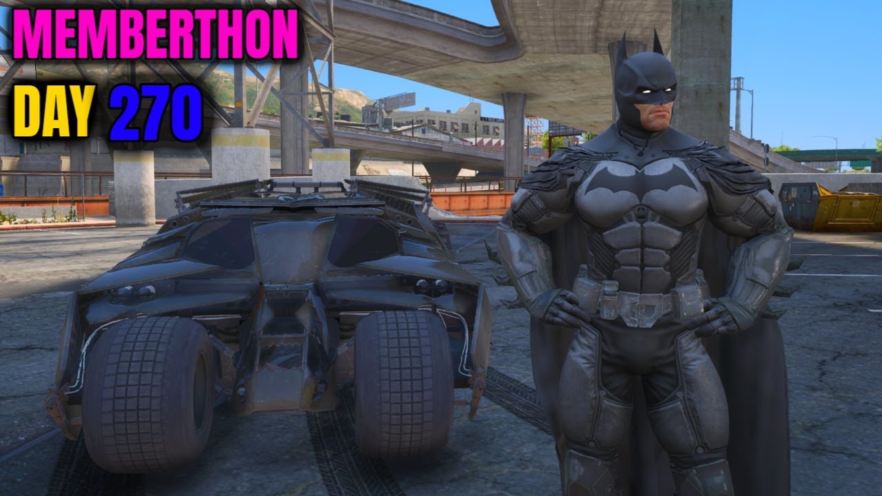 I Become Batman In GTA 5 RP - Memberthon Day 270 - YouTube