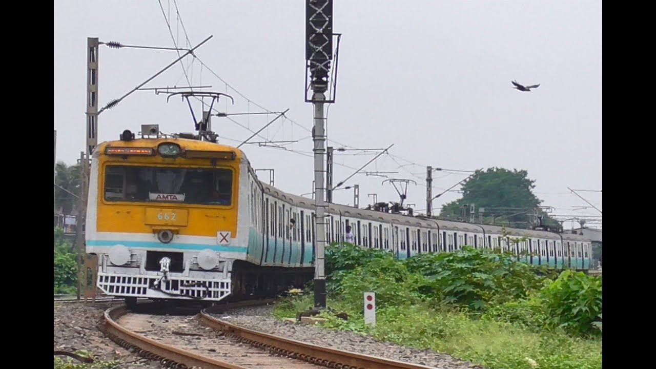 Electric Multiple Unit Or EMU Train Of Eastern Railway || 38909-Howrah ...