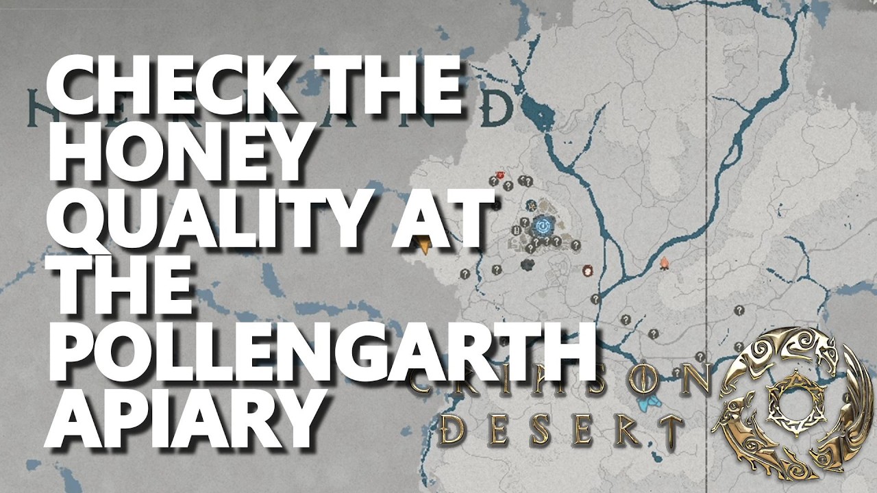 Check the honey quality at the Pollengarth Apiary Crimson Desert - YouTube