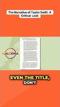 Unpacking the Truth: The Taylor Swift Narrative - YouTube