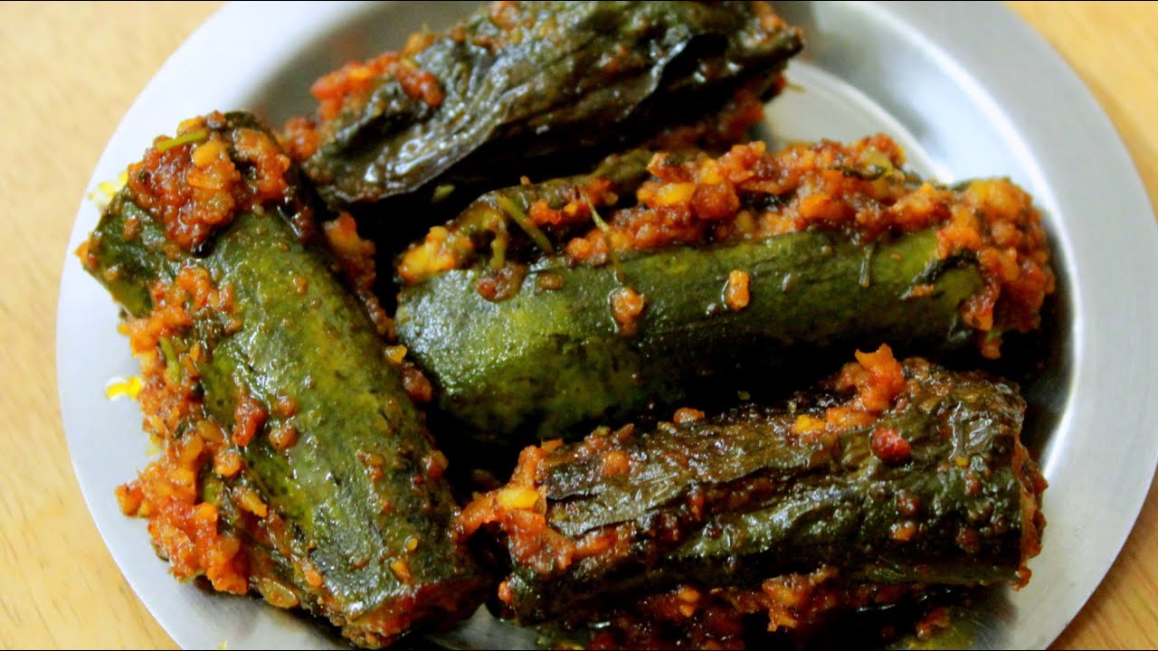 मसाला गिलकी | भरलेली गिलकी | Bharwa Gilki | Stuff Masala Sponge Gourd ...