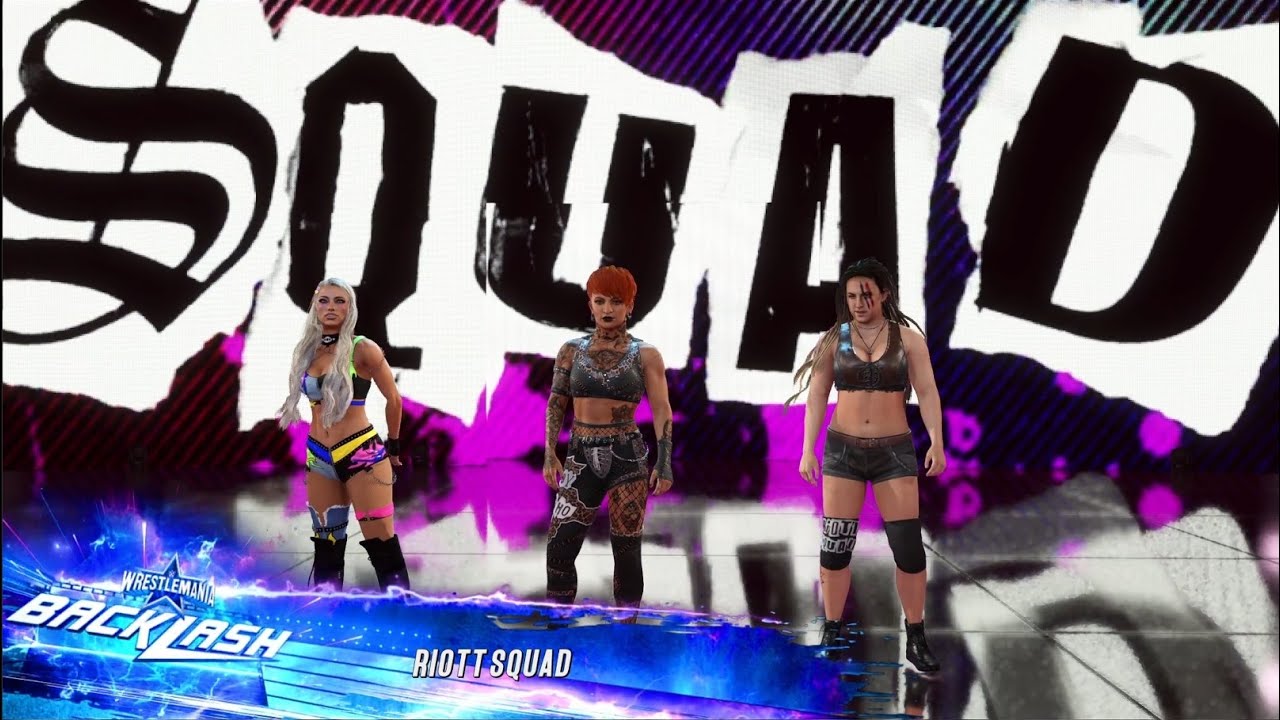 RIOTT SQUAD🍑 VS DAMAGE CTRL (SEXY ENTRANCE 🍑) NO TE LA PUEDES PERDER🥵 ...