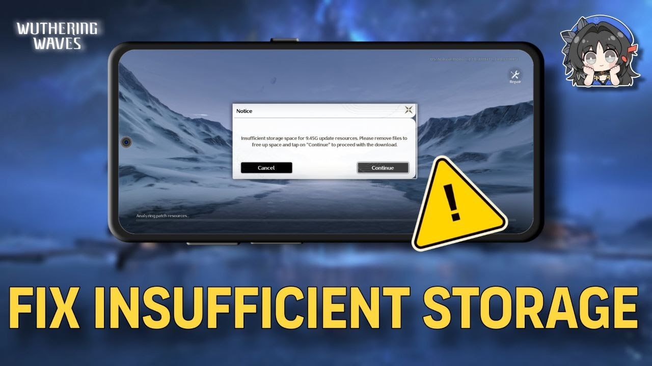 Wuthering Waves? Fix Insufficient Storage Space! || Tech Wash - YouTube