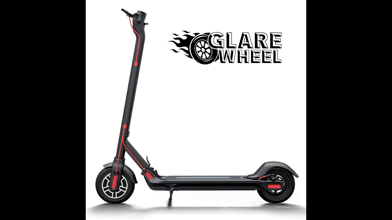 GlareWheel Electric Scooter 8.5'' Cushioned Tires High Speed APP ...