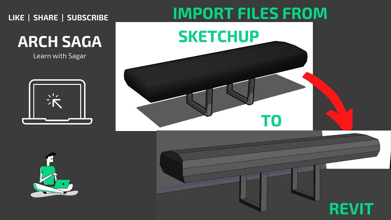 How to Import files from Sketchup to Revit | Revit Architecture in ...