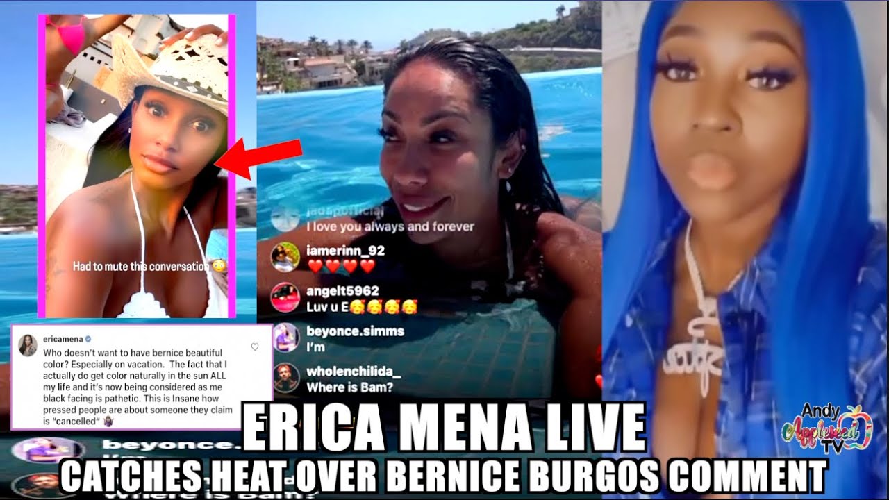 Erica Mena Live Catches Heat Over Bernice Burgos Comment | Fired From ...
