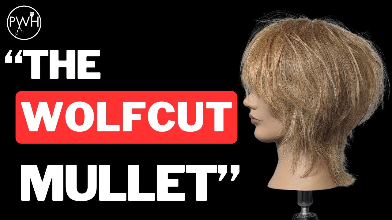 How To WOLFCUT & MULLET haircut trends together you get this - YouTube