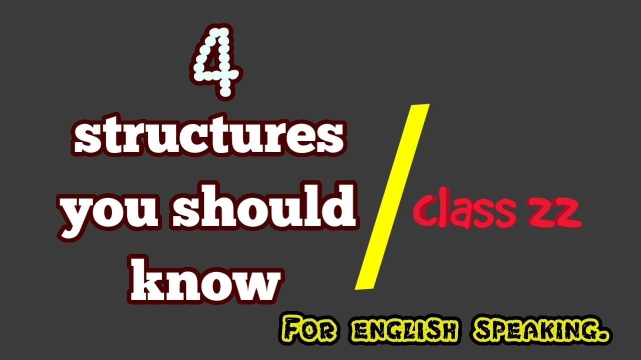 English sentence structure class-22/Sentence structure ...