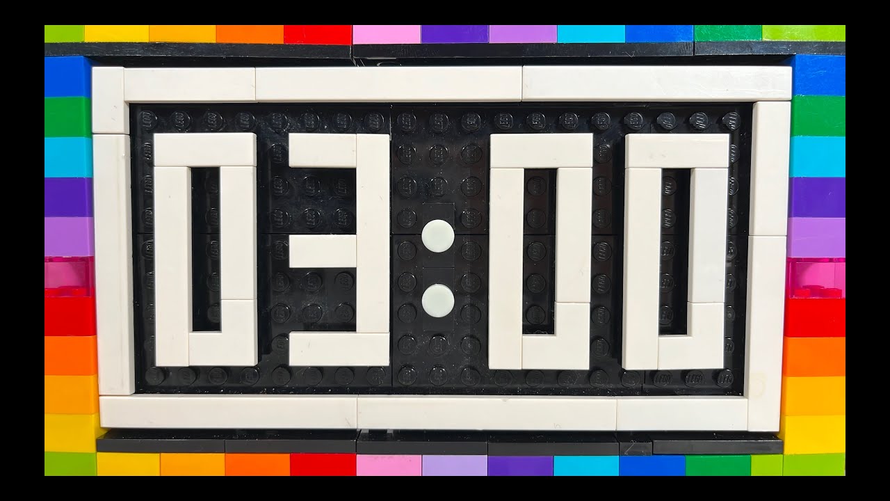 3 Minute Timer LEGO Countdown Clock - YouTube