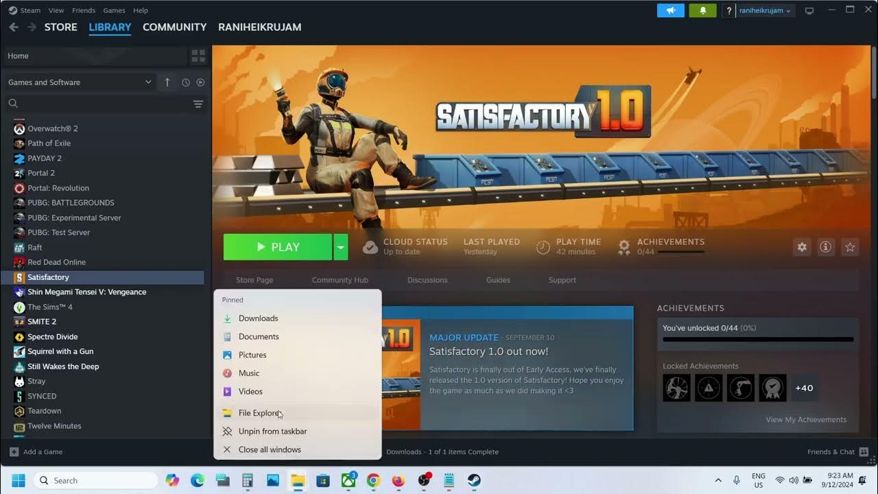 Fix Resolution Issue/Full Screen Not Working In Satisfactory Game - YouTube