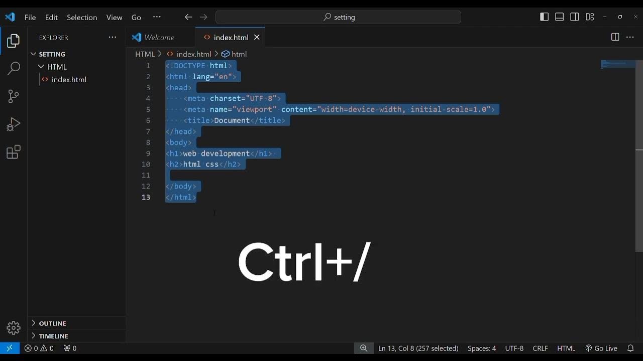 How to comment multiple lines in Microsoft visual studio - YouTube