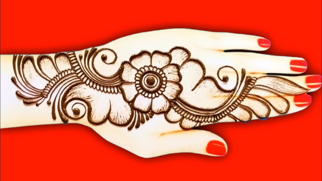 Simple 2025 New Stylish Back Hand Mehndi Design 🥰/mehadikedijayan ...