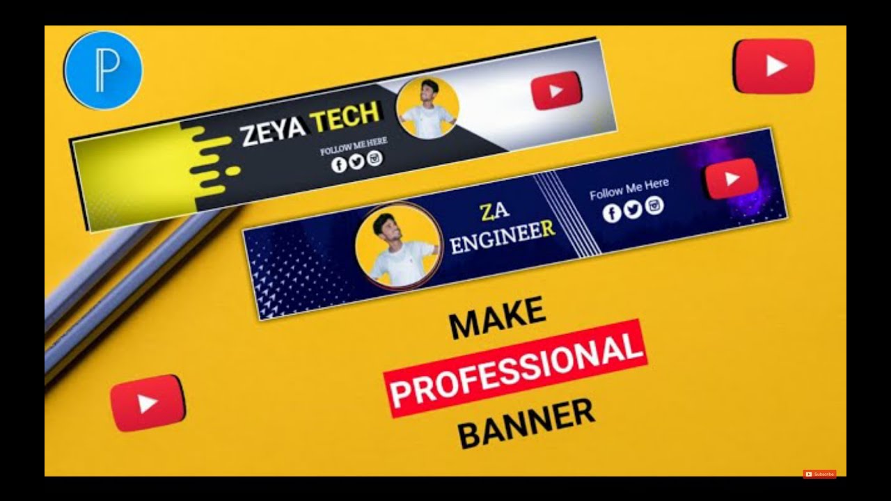 How To Create Channel Banner Using Mobile | Youtube Banner Free ...