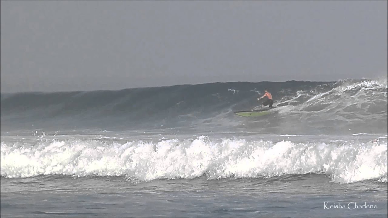 SUP Surfing - Wilderness Beach (Aguadilla, Puerto Rico) - YouTube