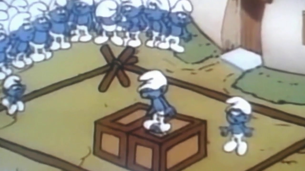 Smurfs clumsy luck - YouTube