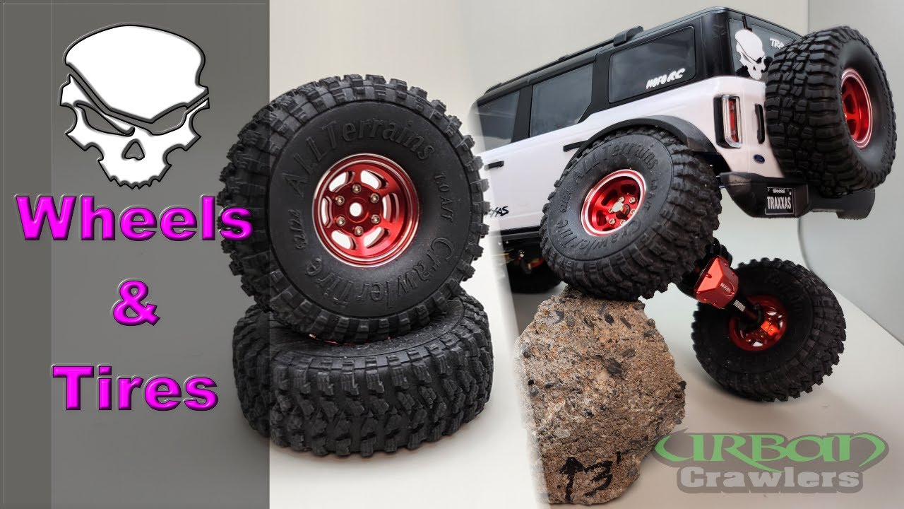 Traxxas TRX-4M Aluminum Beadlock Wheel and Tires from Injora - YouTube