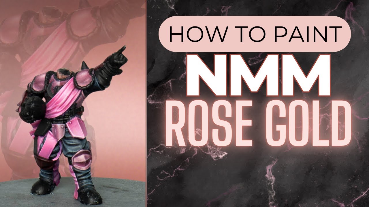 How To Paint BEAUTIFUL Rose Gold Non-Metallic Metal - Painting Tutorial ...