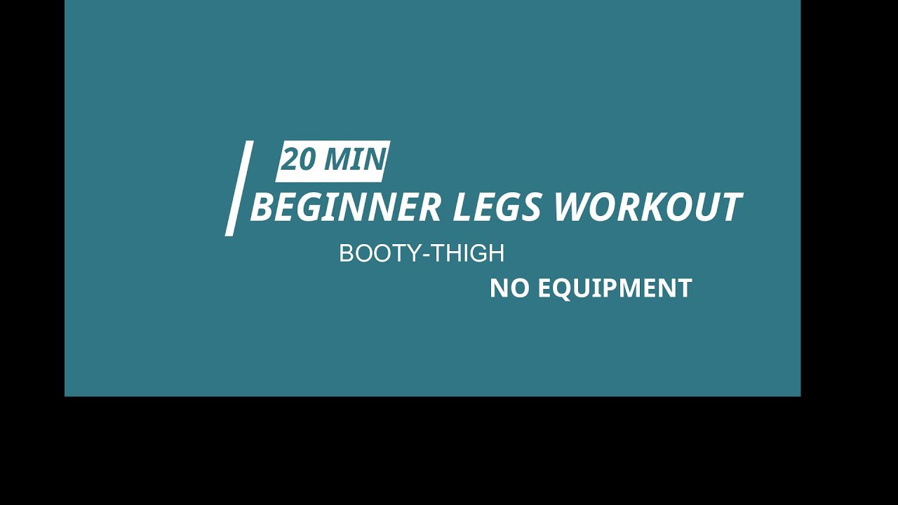 20 MIN LEGS BEGINNERS, thighs, booty/LOW LEVEL, exercises lower body ...