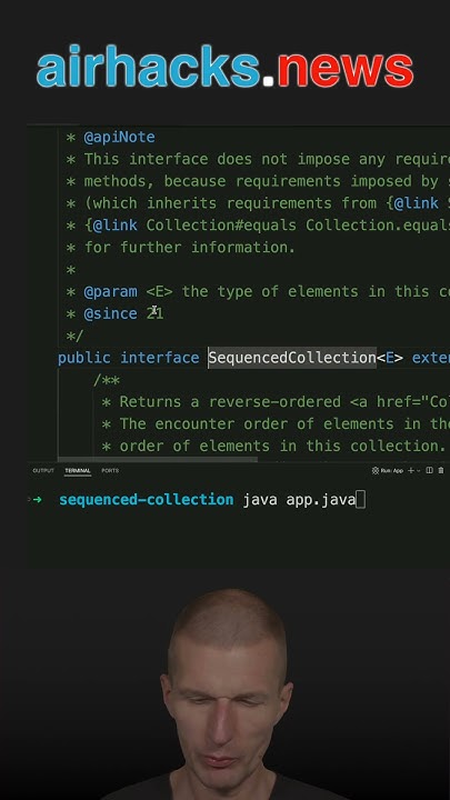 What Are Sequenced Collections Java Shorts Coding Airhacks Youtube