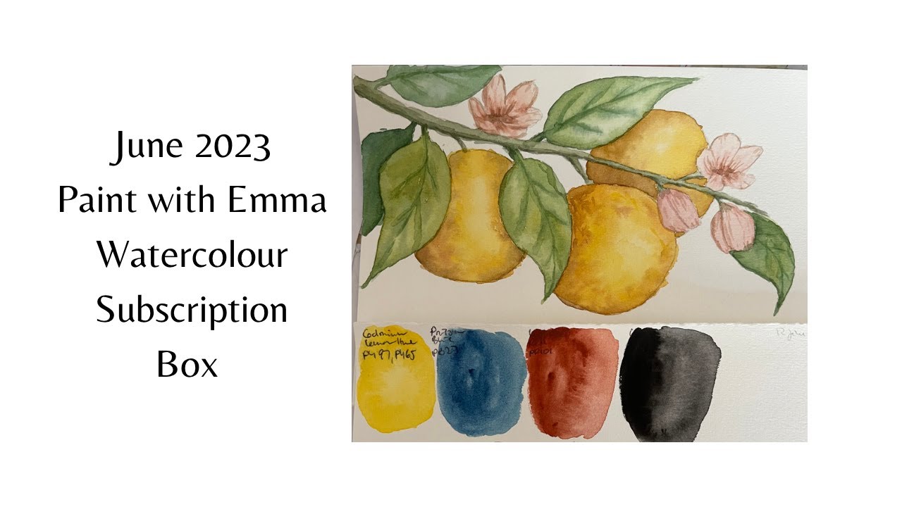 Oh wait! Craftamo Paint With Emma Box 6 (June 2023) Unbox and Swatch ...