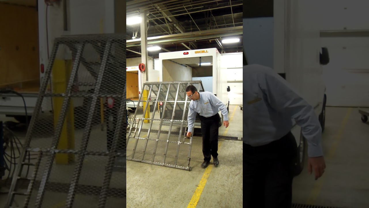 Unicell Body Company prototype 1 Bi-Fold Ramp - YouTube