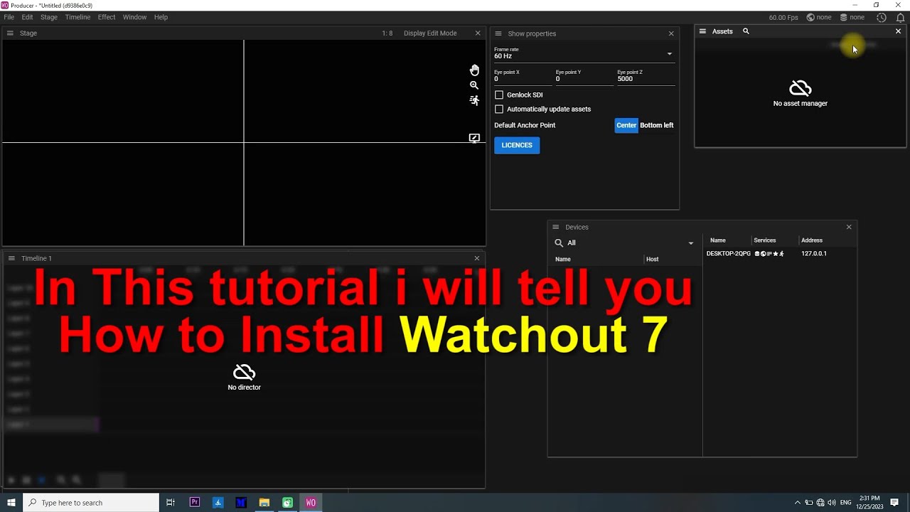 How to install watchout 7 - YouTube