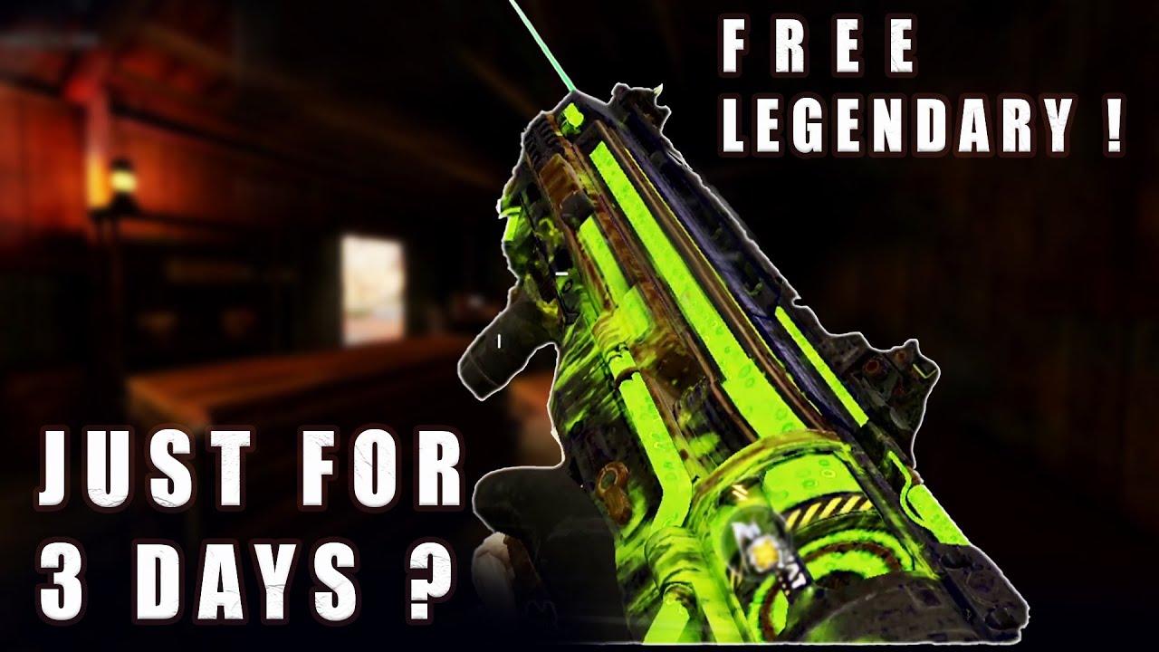 Temporary GIFT ? Free Legendary PDW ! CALL OF DUTY MOBILE #codm # ...