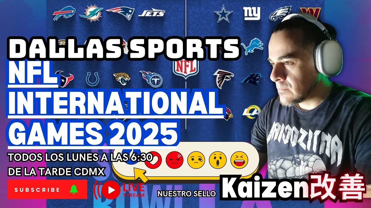 NFL INTERNATIONAL GAMES 2025 Dallas Sports - YouTube