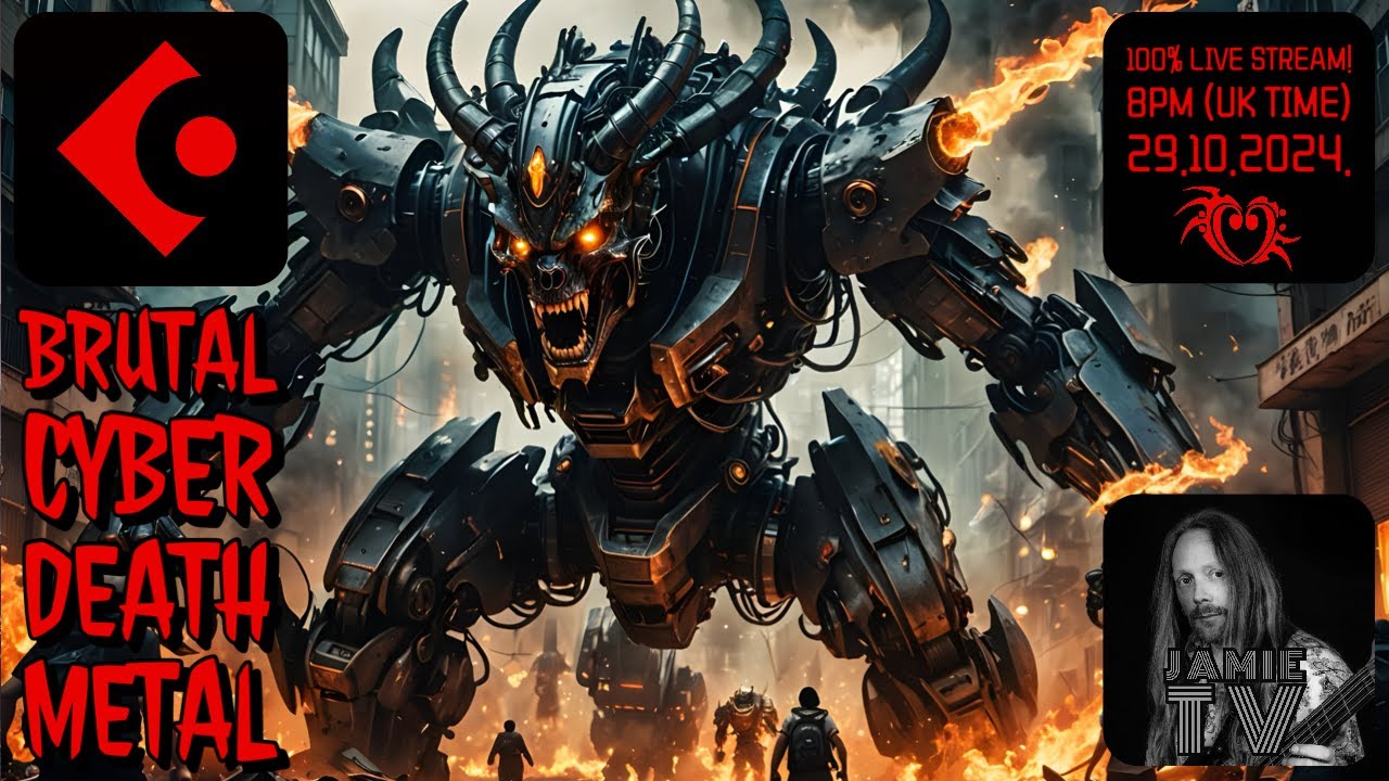 Cyber Death Metal - Making Music Live In Cubasis 3 - YouTube