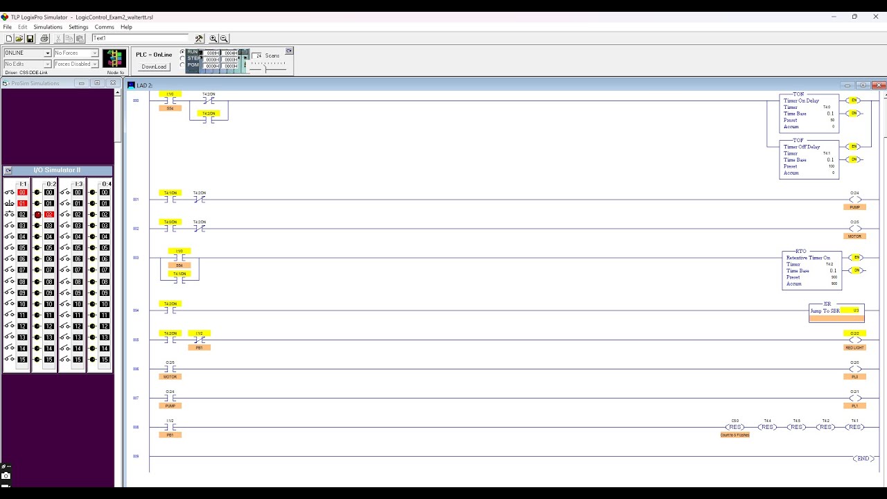Logic Control Exam2 Presentation waltertt - YouTube