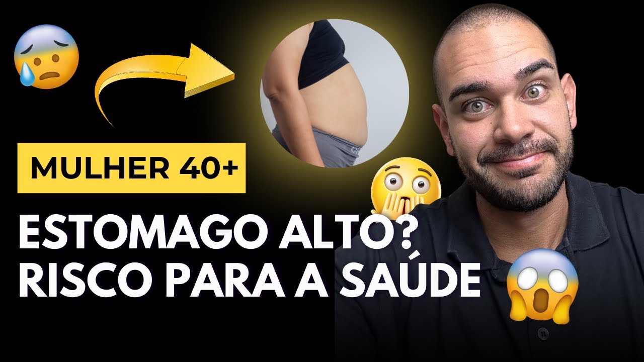 Faça isso para acabar com o estomago alto depois do 40 - YouTube