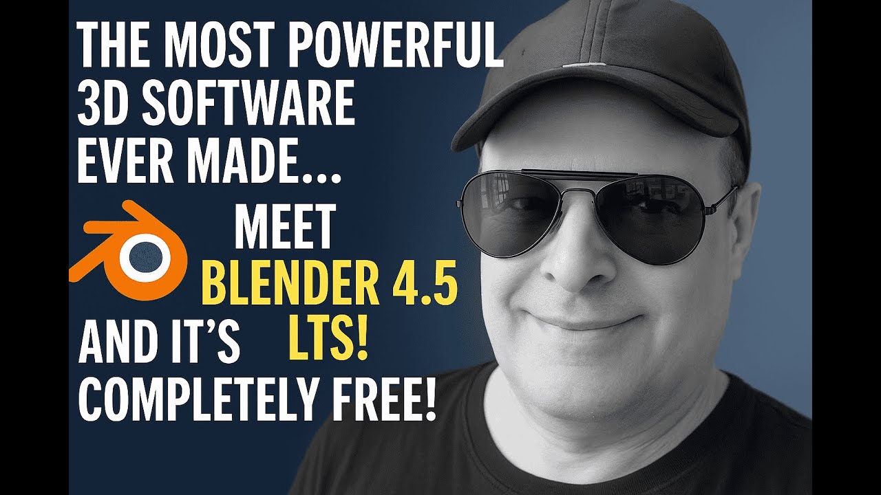 The Most Powerful 3D Software Ever Made... Meet Blender 4.5 LTS! And It ...