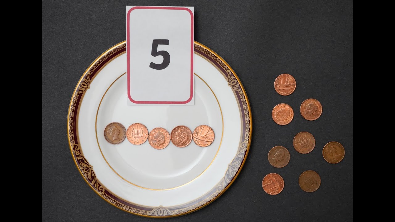 Counting out a given number of objects - YouTube