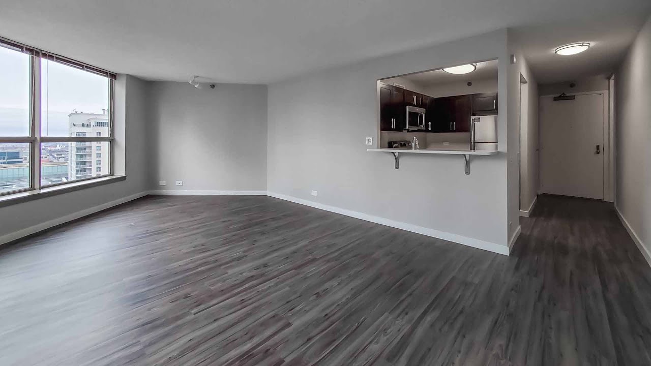 A spacious Tower 2 -11 studio at the West Loop's Presidential Towers ...