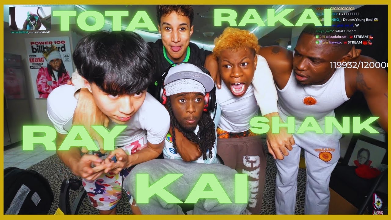 [PART 2] - TOTA is BACK with KAICENAT, RAY, SHANK and RAKAI #kaicenat # ...