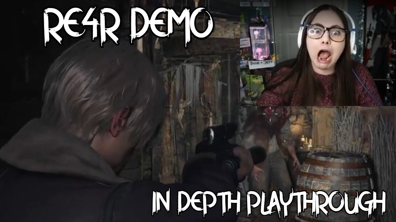 RE4 REMAKE DEMO - IN DEPTH PLAYTHROUGH - YouTube