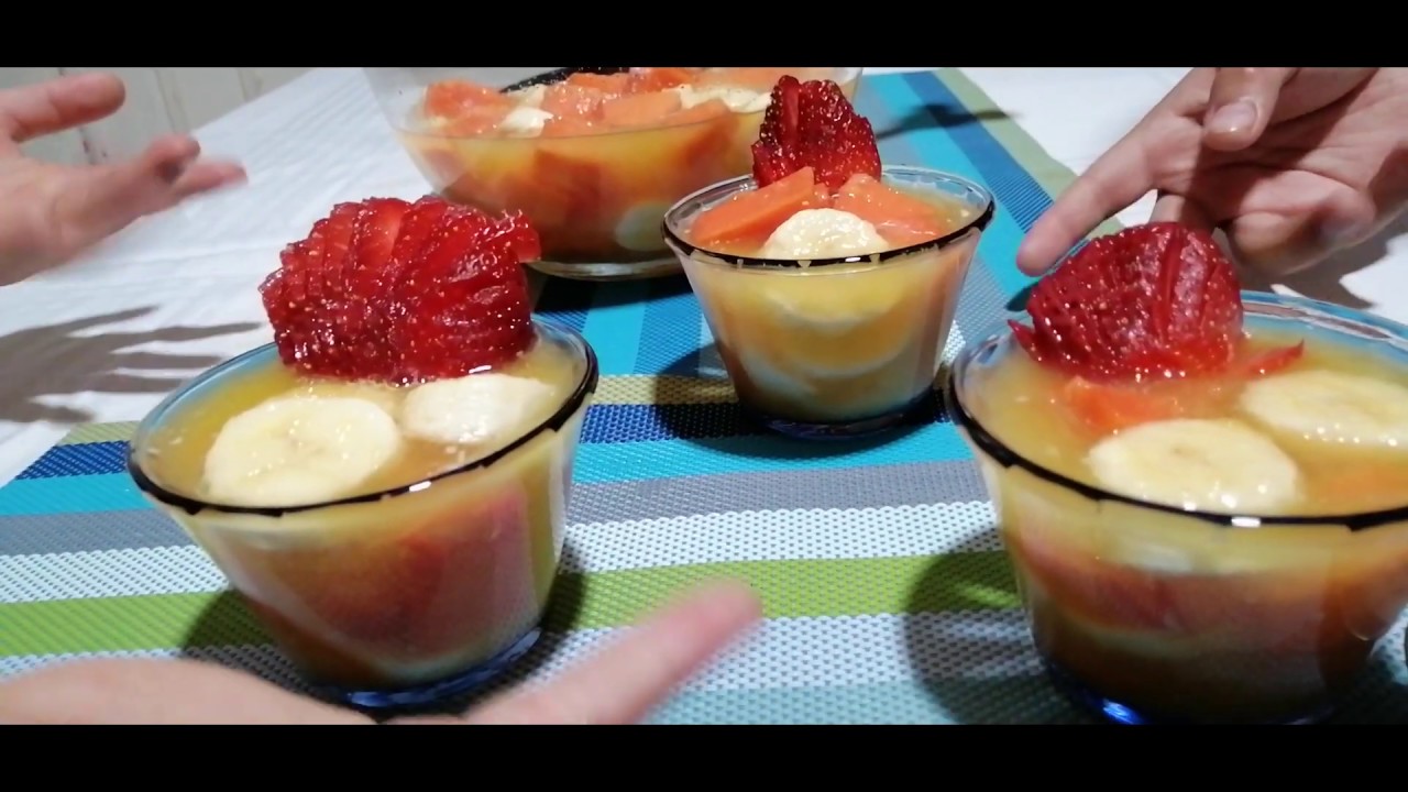 cocktail de frutas al estilo chachamas - YouTube