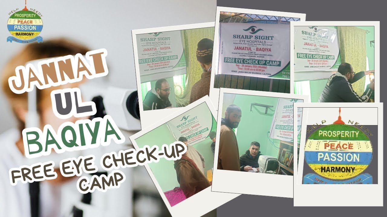 Bringing Light to Lives: Free Eye Checkup Camp in Kashmir | Support ...