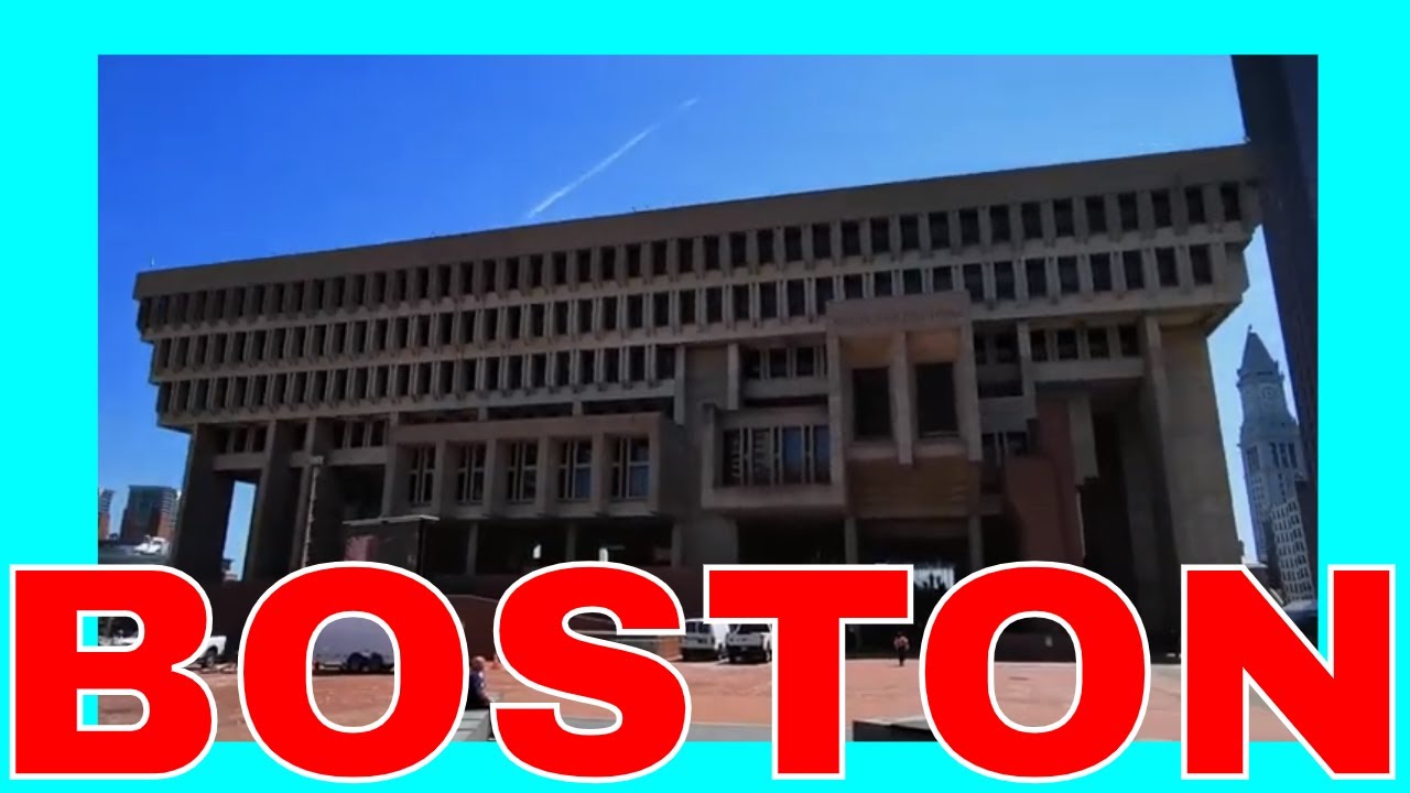 Boston City Hall, Government Center, Boston, Massachusetts, USA (05368 ...