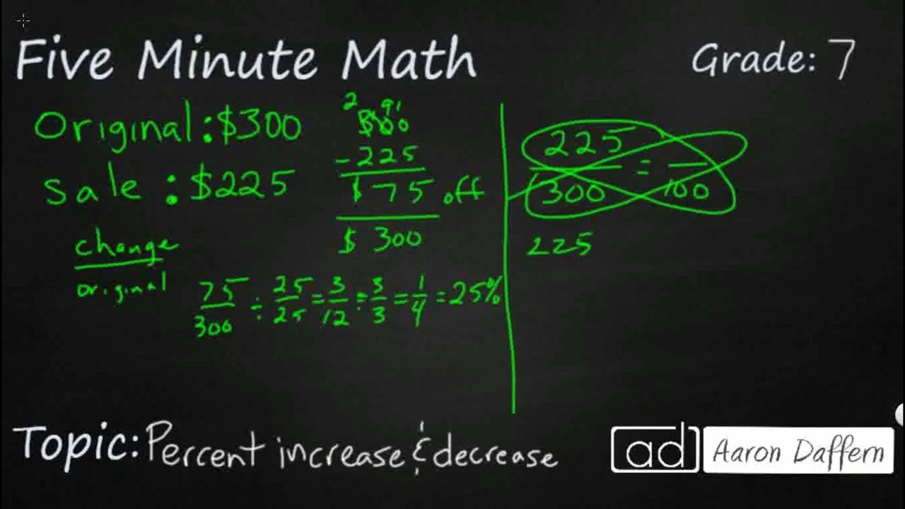 7th Grade Math Percent Increase And Decrease YouTube 7th-grade-math-percent-increase-and-decrease-youtube