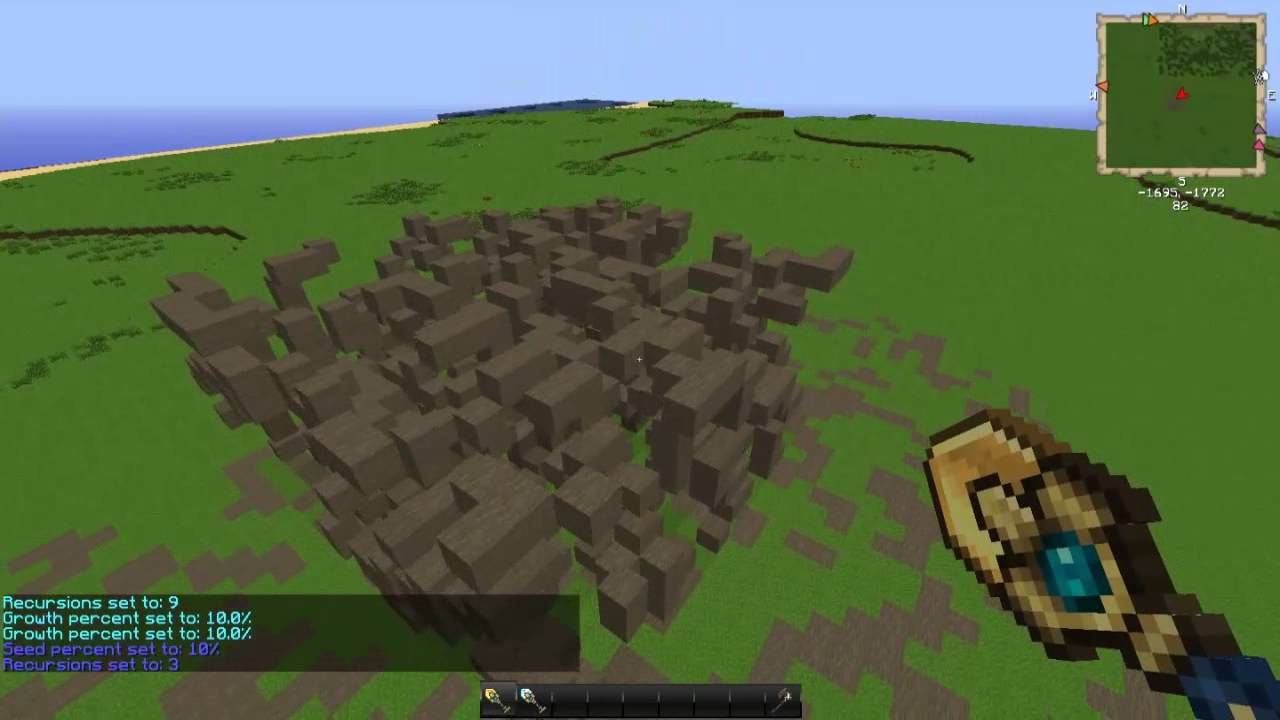 Voxel Sniper - Tutorial avanzando - Splater brushes - Español - YouTube